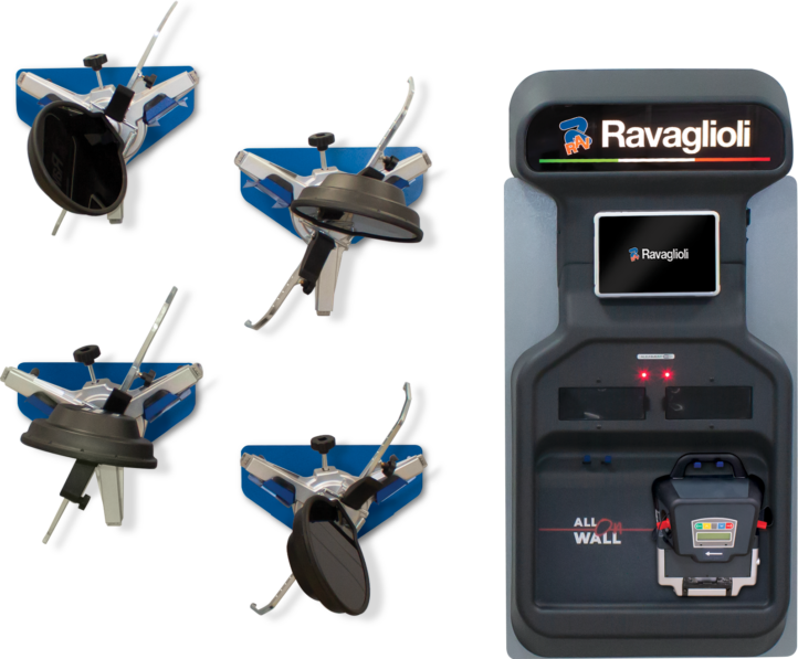 3D wheel aligner RAV3D2.0WALL.3S | Light version - Ravaglioli