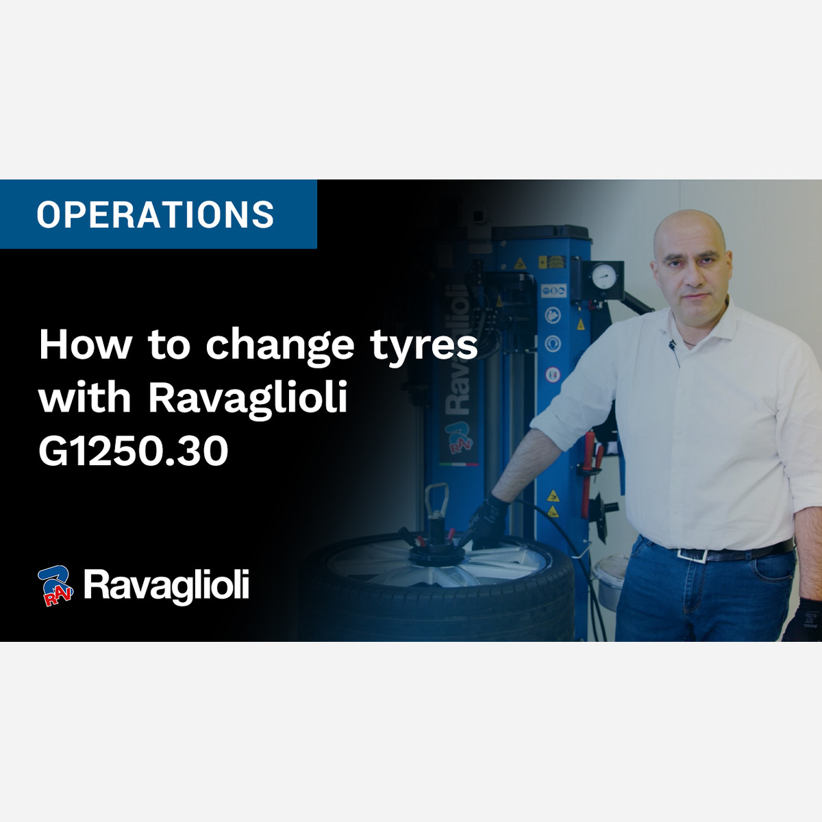 Tyre changer G1250.30PLUS - Ravaglioli