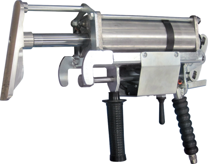 Pneumatic bead pushing device for agricultural tyres - Ravaglioli