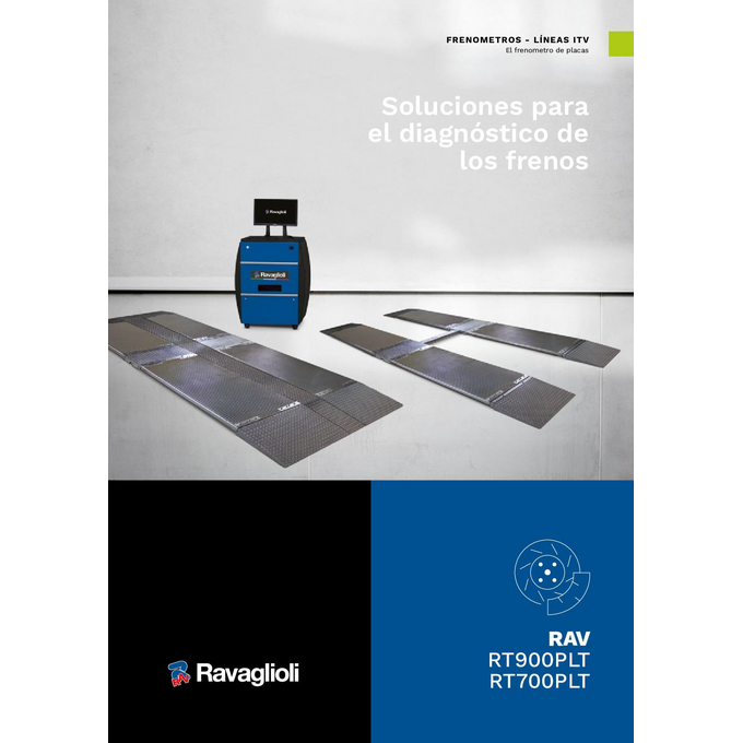 Plate brake tester RAVRT900PLT - Ravaglioli