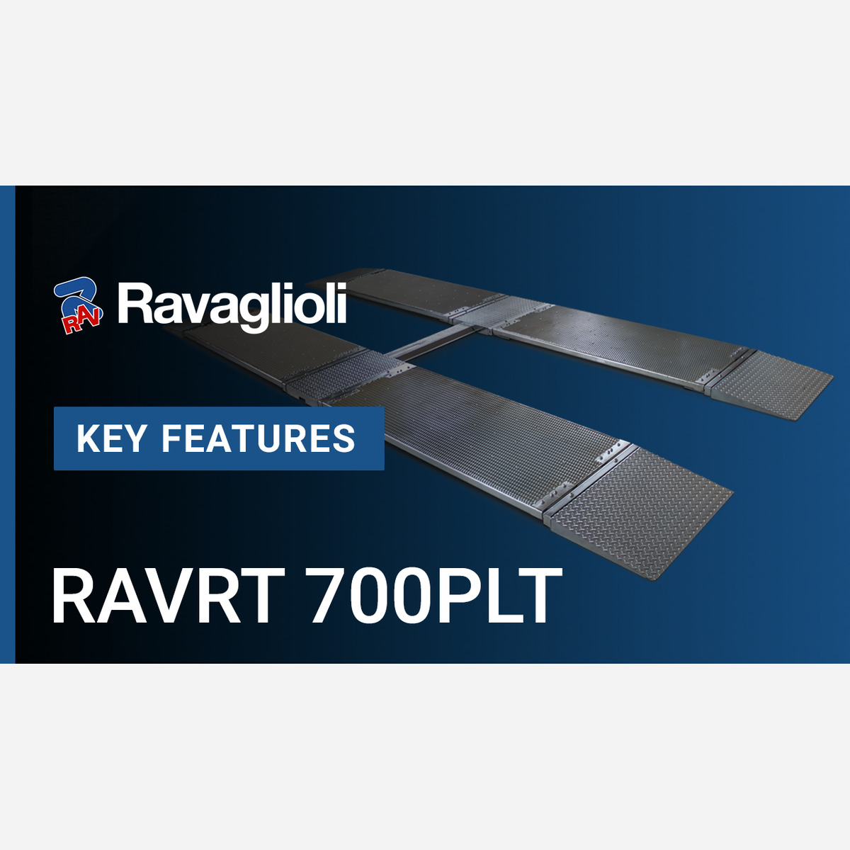Plate brake tester RAVRT900PLT - Ravaglioli