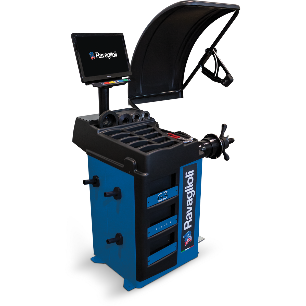 Electronic wheel balancer with microprocessor G3.150WSPLUS - Ravaglioli