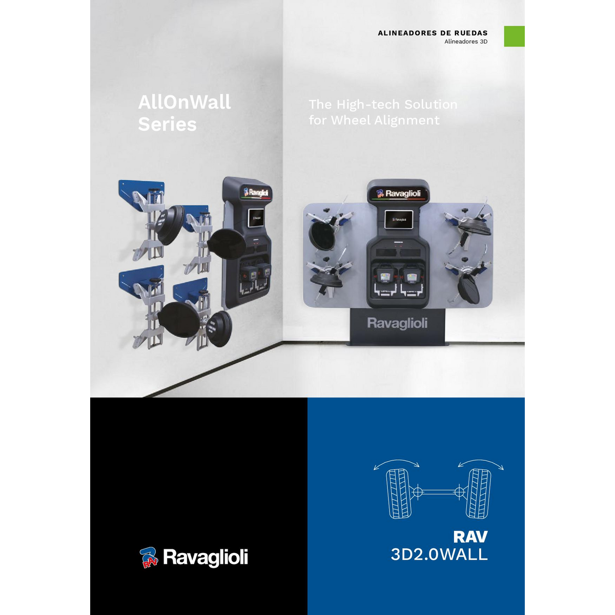 3D wheel aligner RAV3D2.0WALL.3S | Light version - Ravaglioli