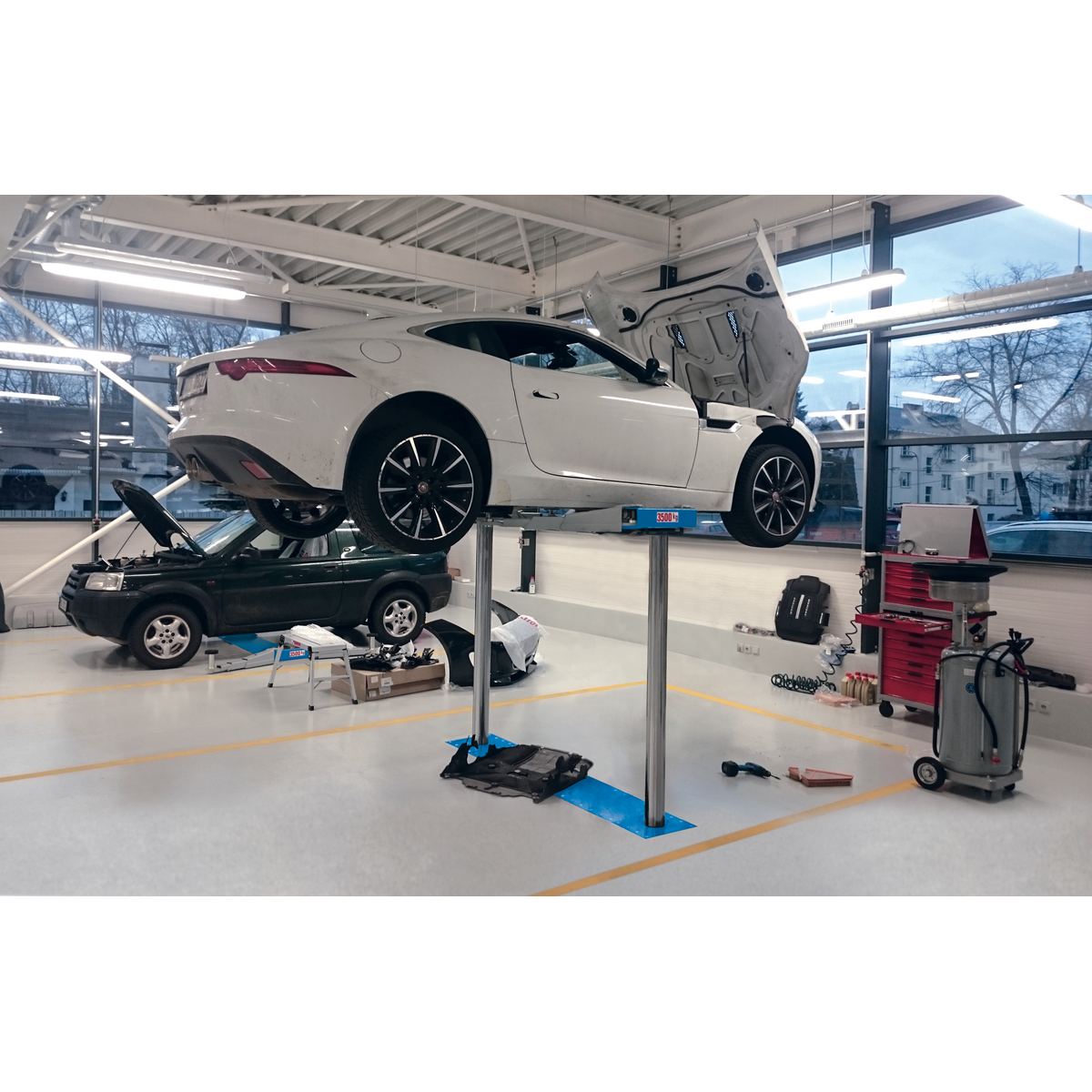 2-Cylinder Inground Lift RAV1110LR - Ravaglioli