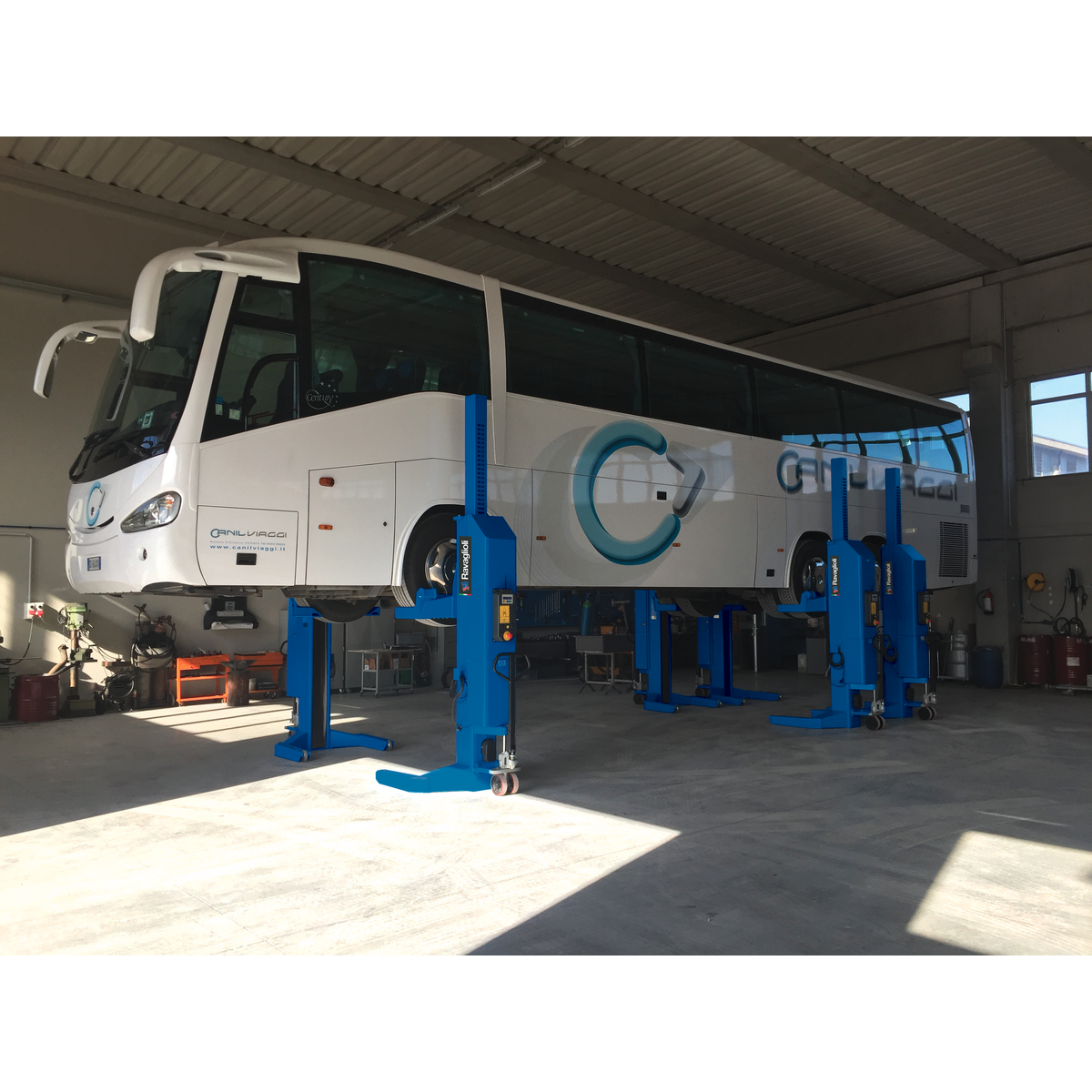 Mobile column lift RAV307H.4WS - Ravaglioli