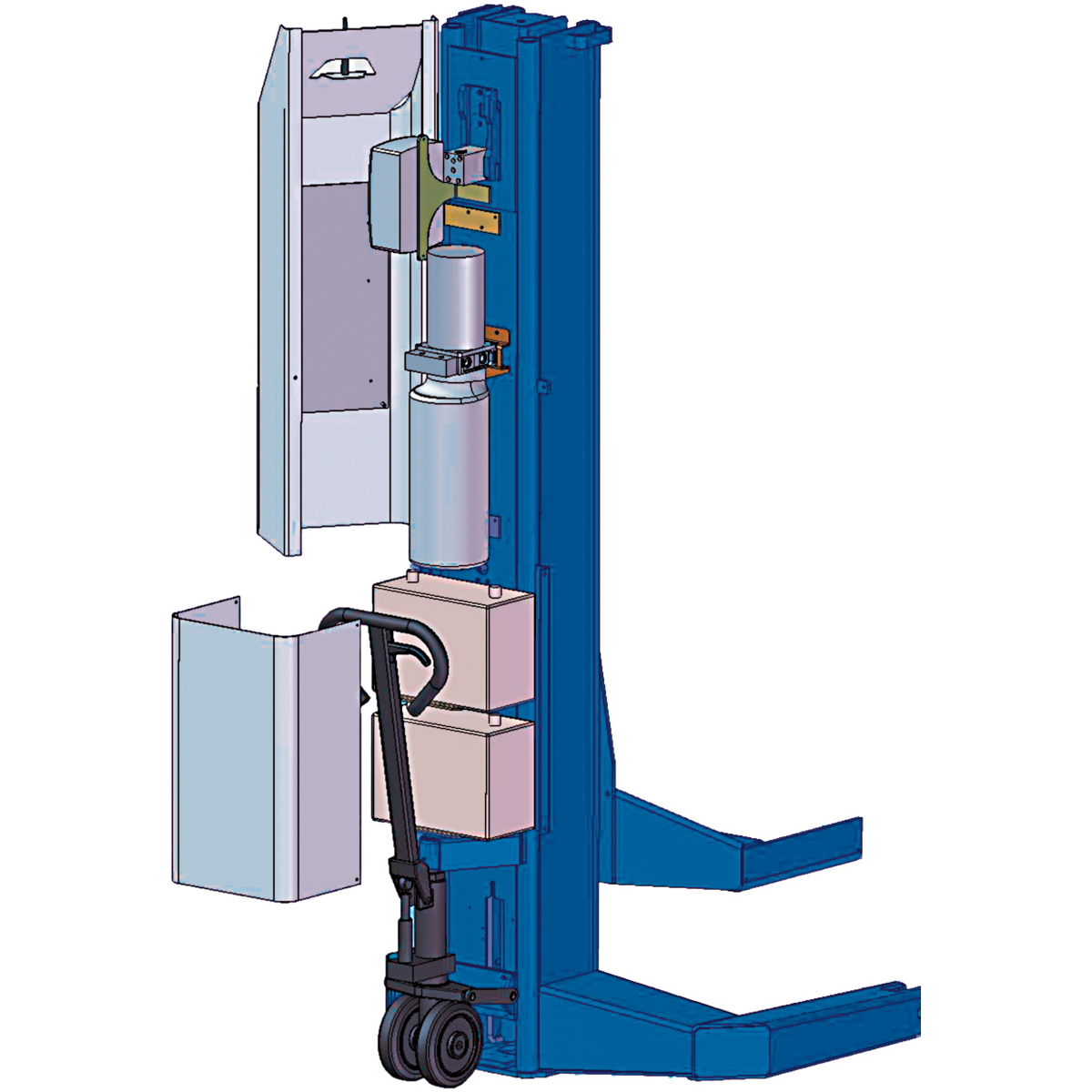 Mobile column lift RAV307H.4WS - Ravaglioli