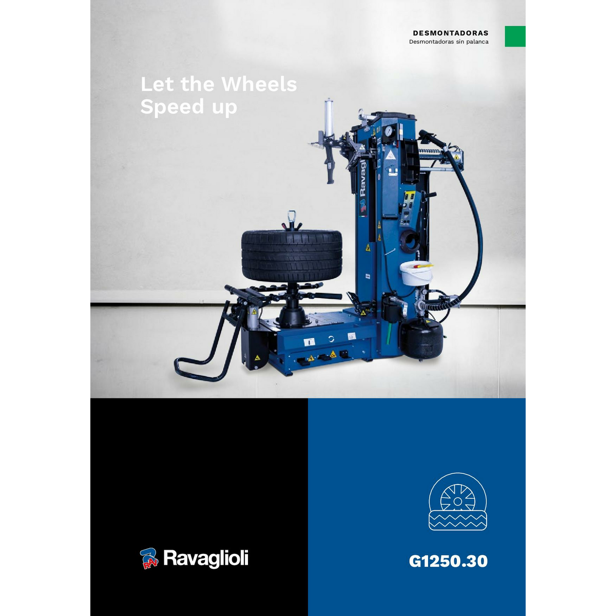 Tyre changer G1250.30PLUS - Ravaglioli