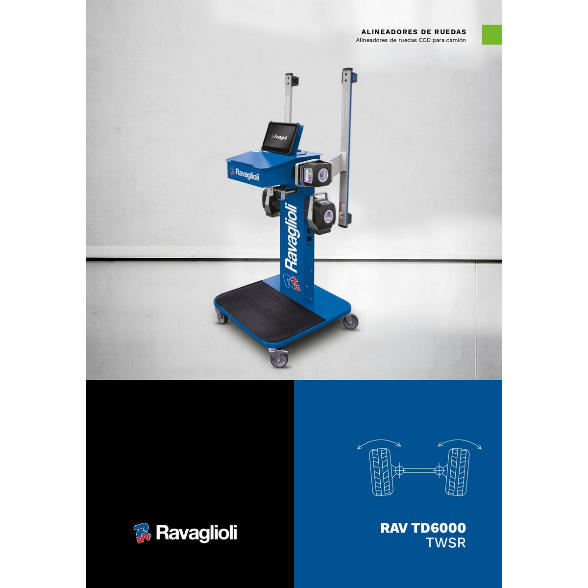 CCD wheel aligner RAVTD6000TWSR - Ravaglioli