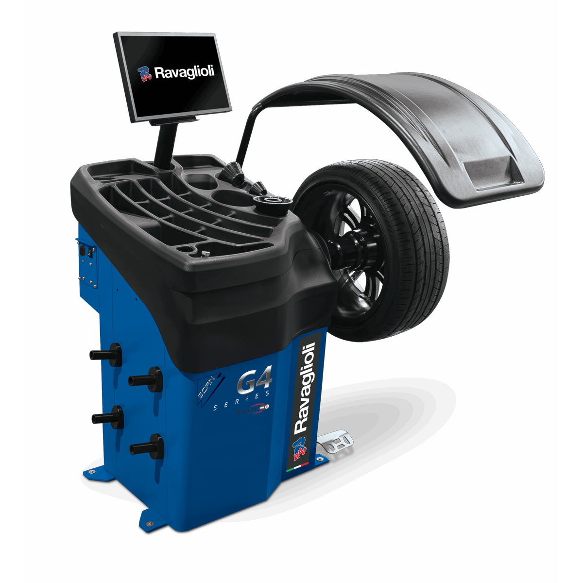 Electronic digital wheel balancer GP4.150SCANPLUS - Ravaglioli