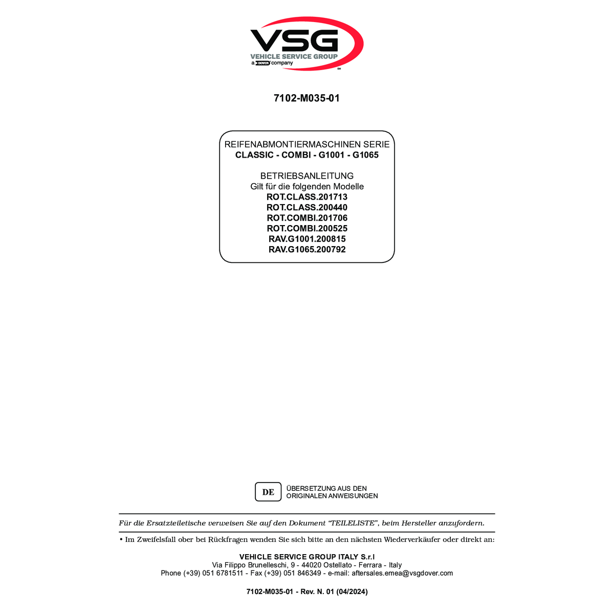 Tyre changer G1065.N - Ravaglioli