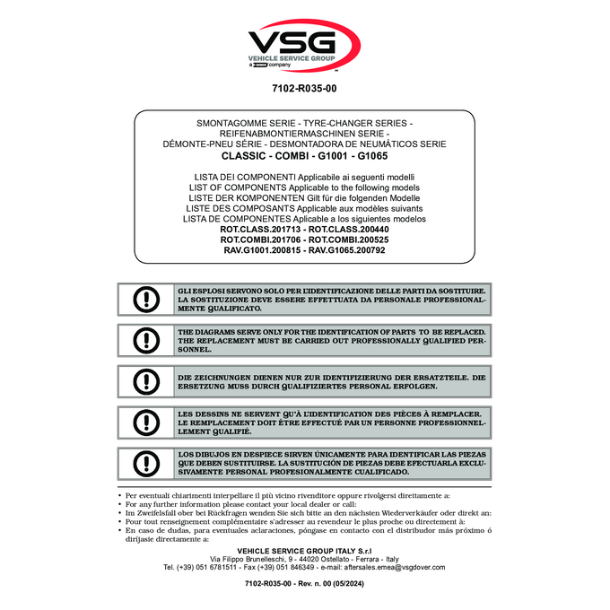 Tyre changer G1065.N - Ravaglioli