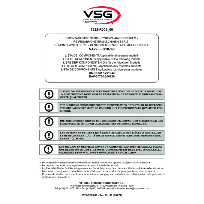 Tyre changer G10760.17 - Ravaglioli