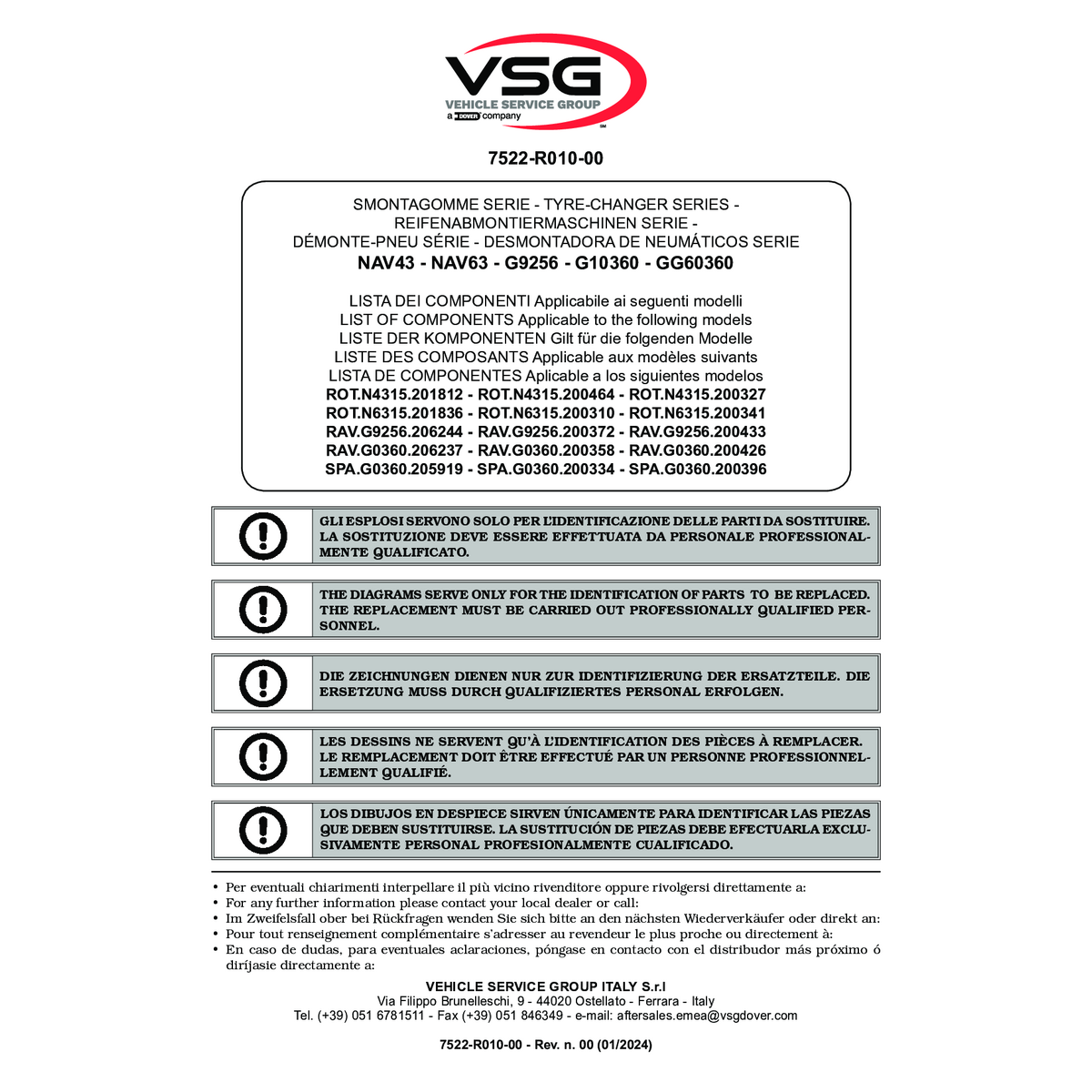 Tyre changer G9256.15 - Ravaglioli